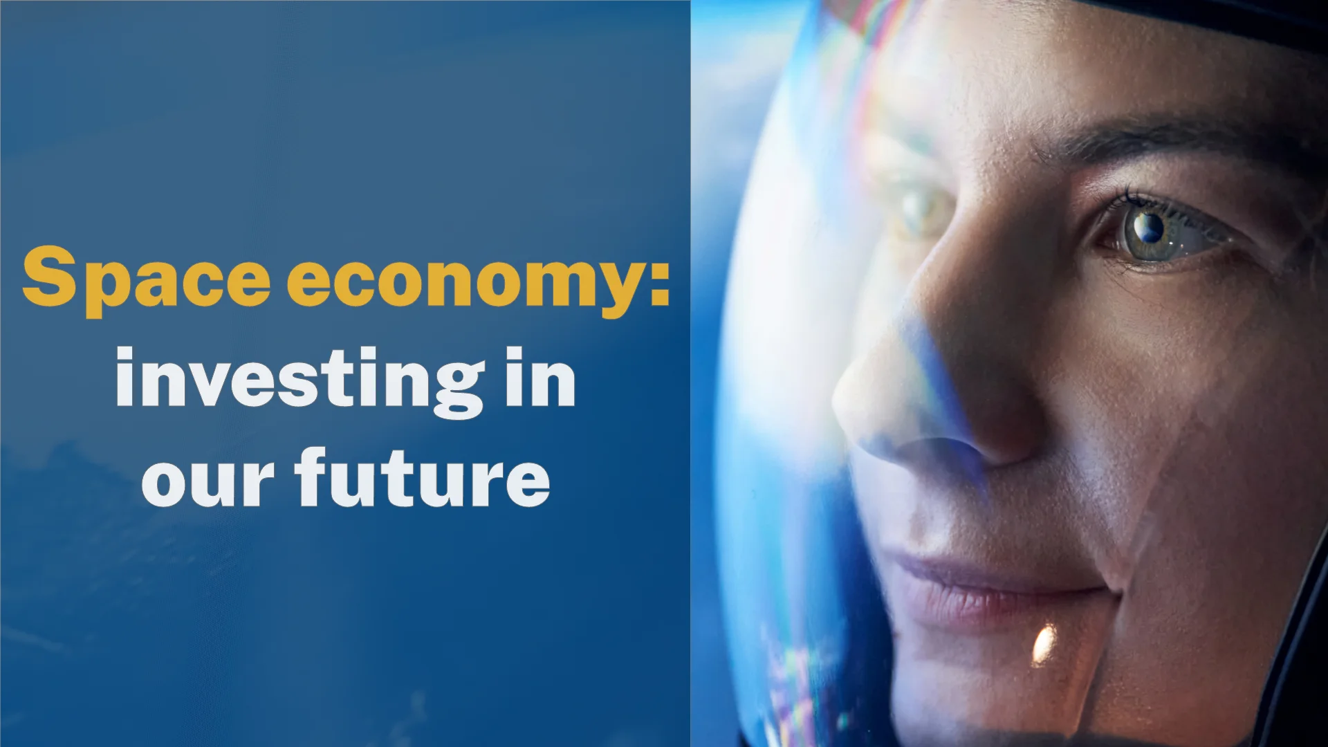 Space economy: investing in our future