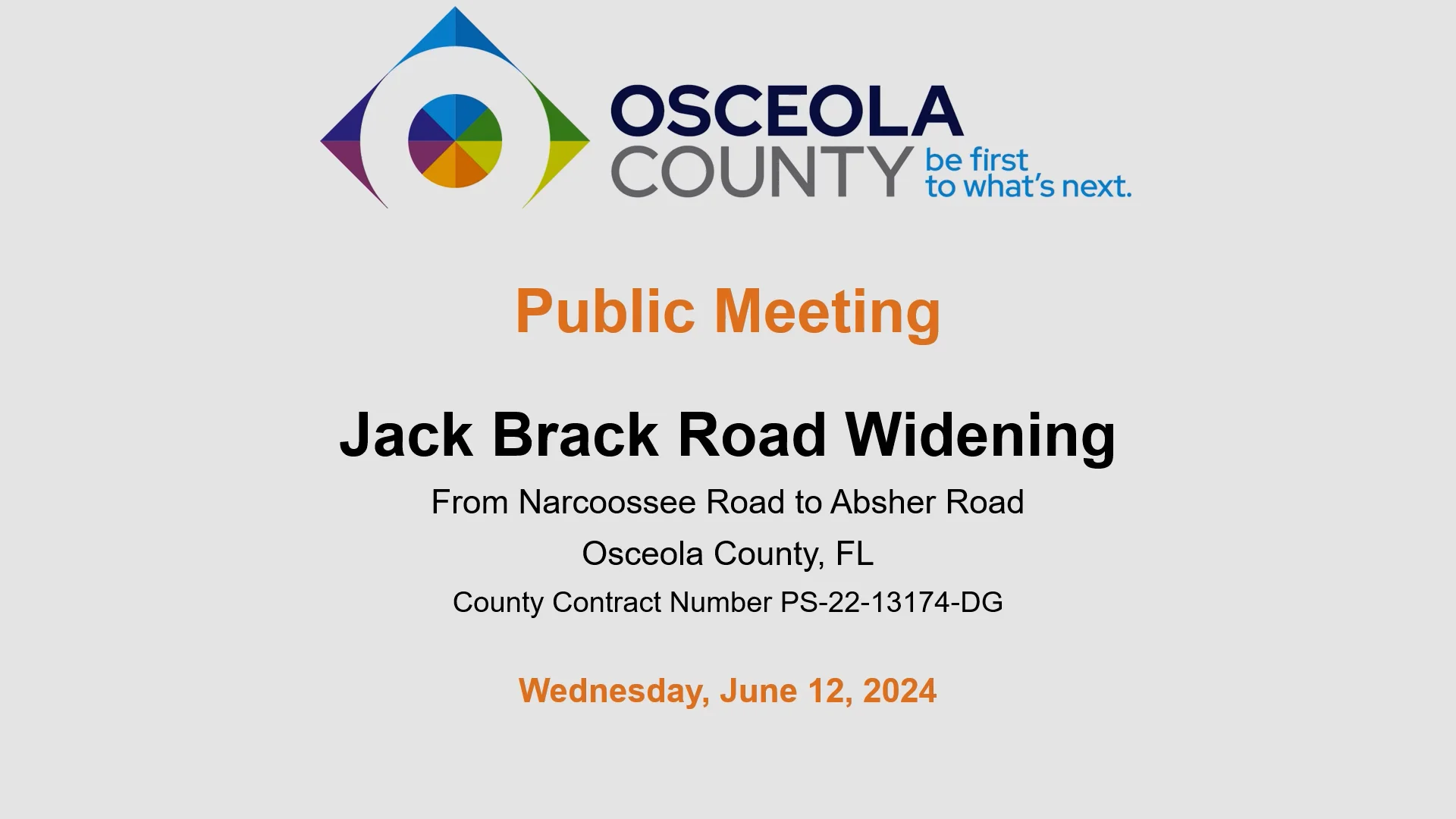 Jack Brack Road Hybrid Public Meeting Presentation - June 12, 2024 on Vimeo