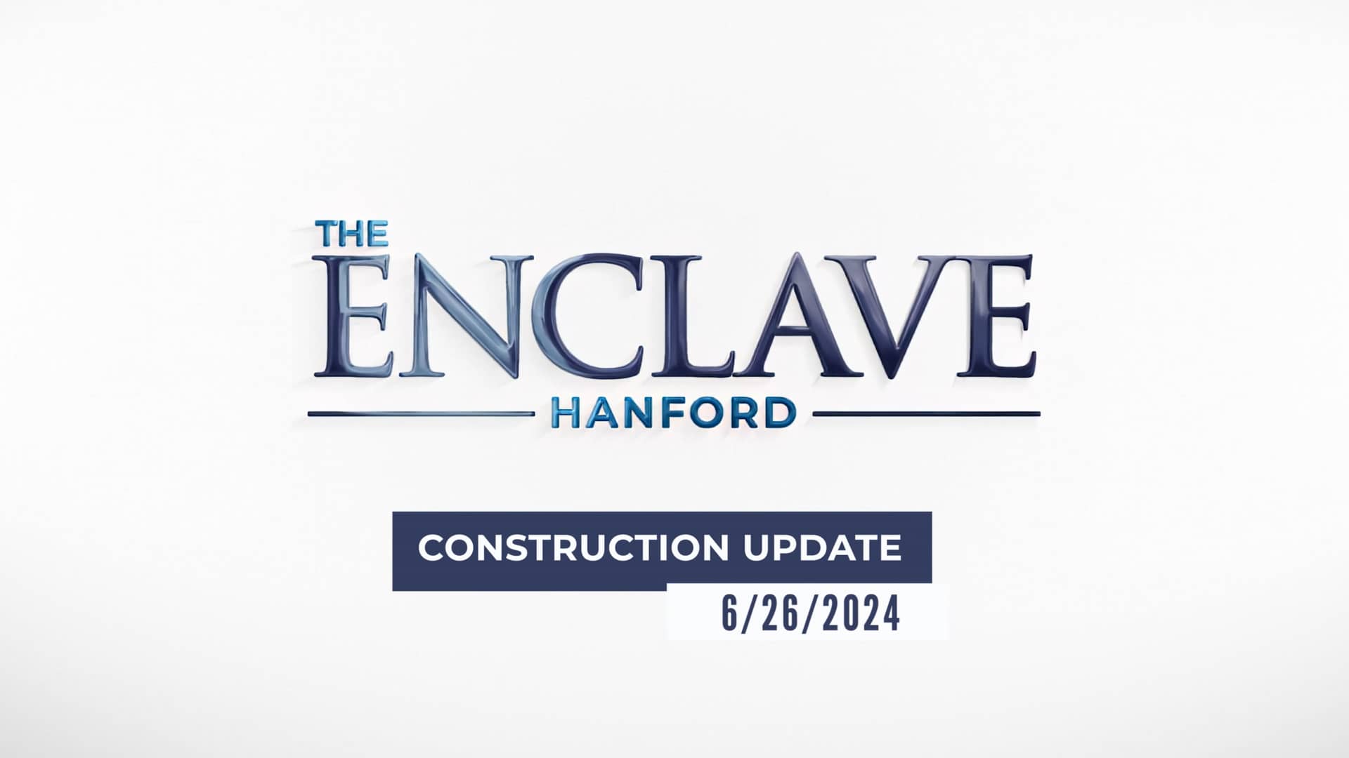 Enclave Construction Update: 6/26/2024 on Vimeo