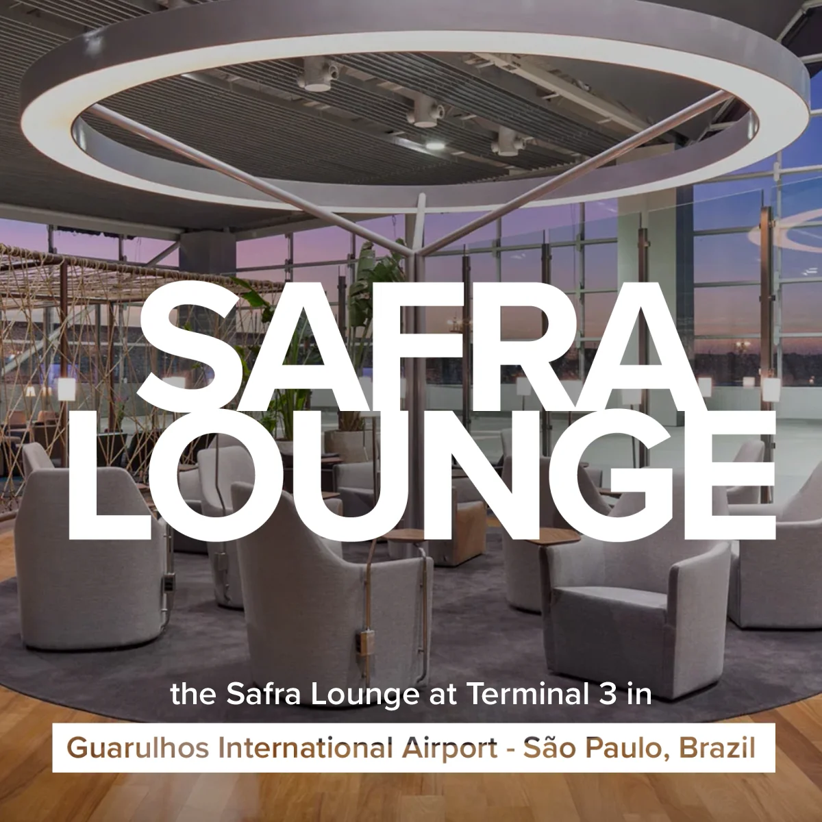 Safra World Elite Mastercard - Exclusive Access to Safra Lounge in Brazil