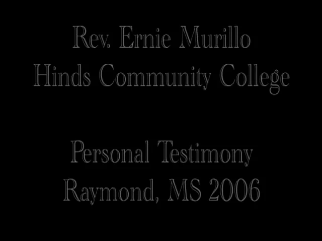 2006 Ernie Murillo Testimony (Deaf) on Vimeo