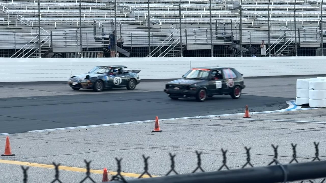 24 hrs Lemons with Boo Boo Bunny Racing in a VW Golf Mk2 GTI 8V