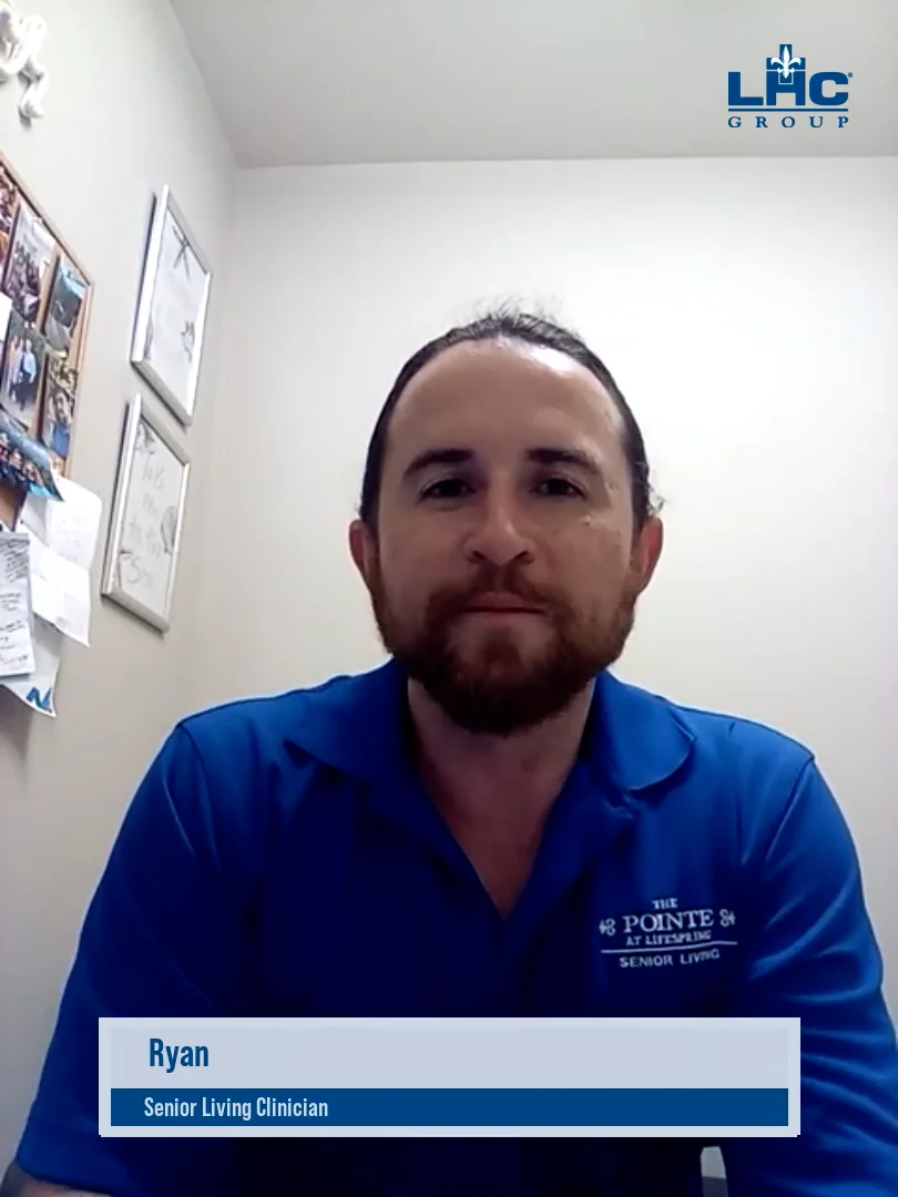 Ryan shares his experience as a PTA and Senior Living Clinician