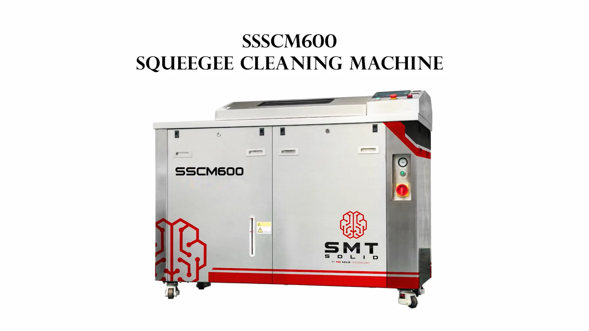 SMT Solid - SMT / SSCM600 Squeegee Cleaning Machine on Vimeo