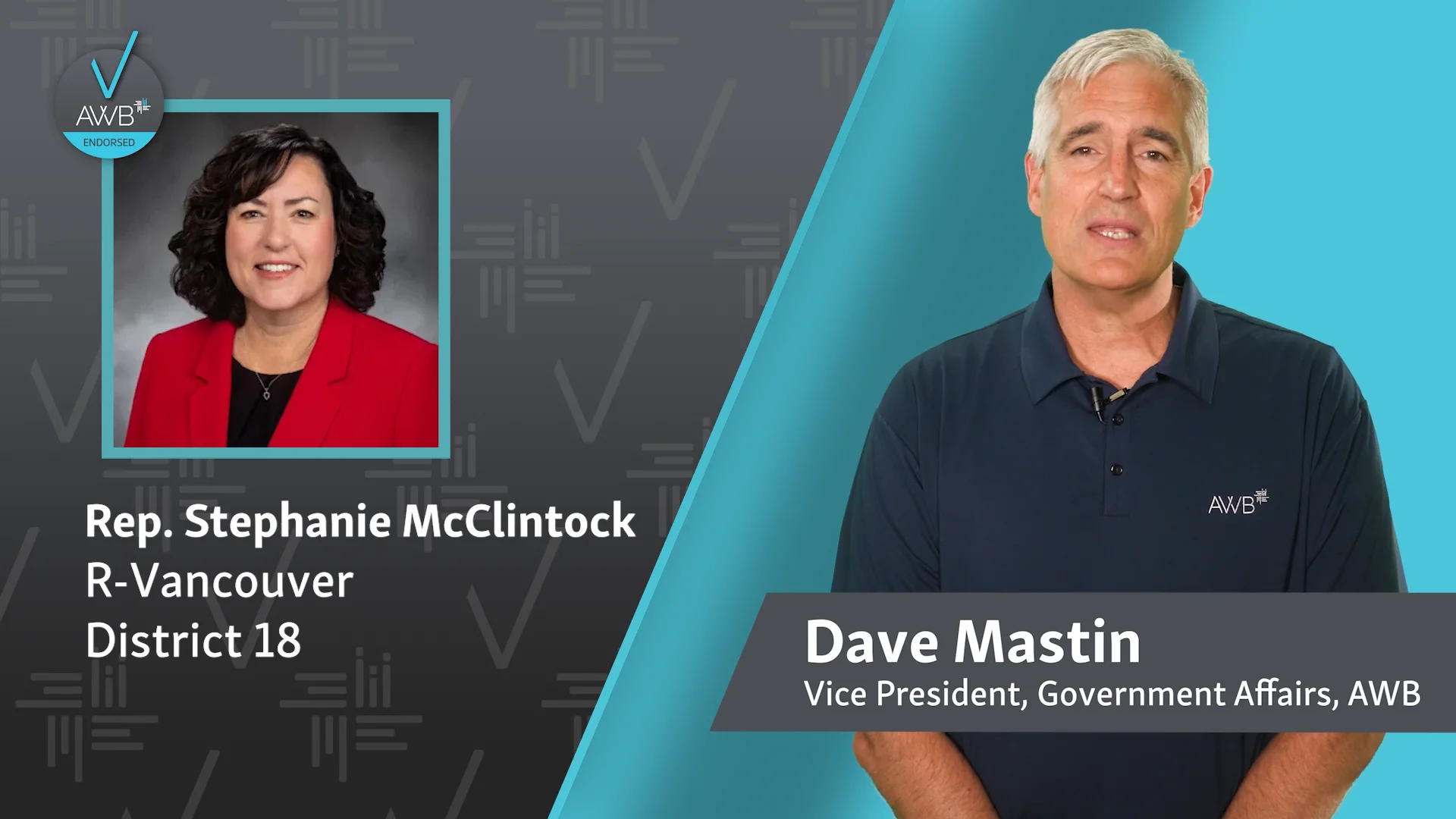 AWB Candidate Endorsements: Rep. Stephanie McClintock on Vimeo