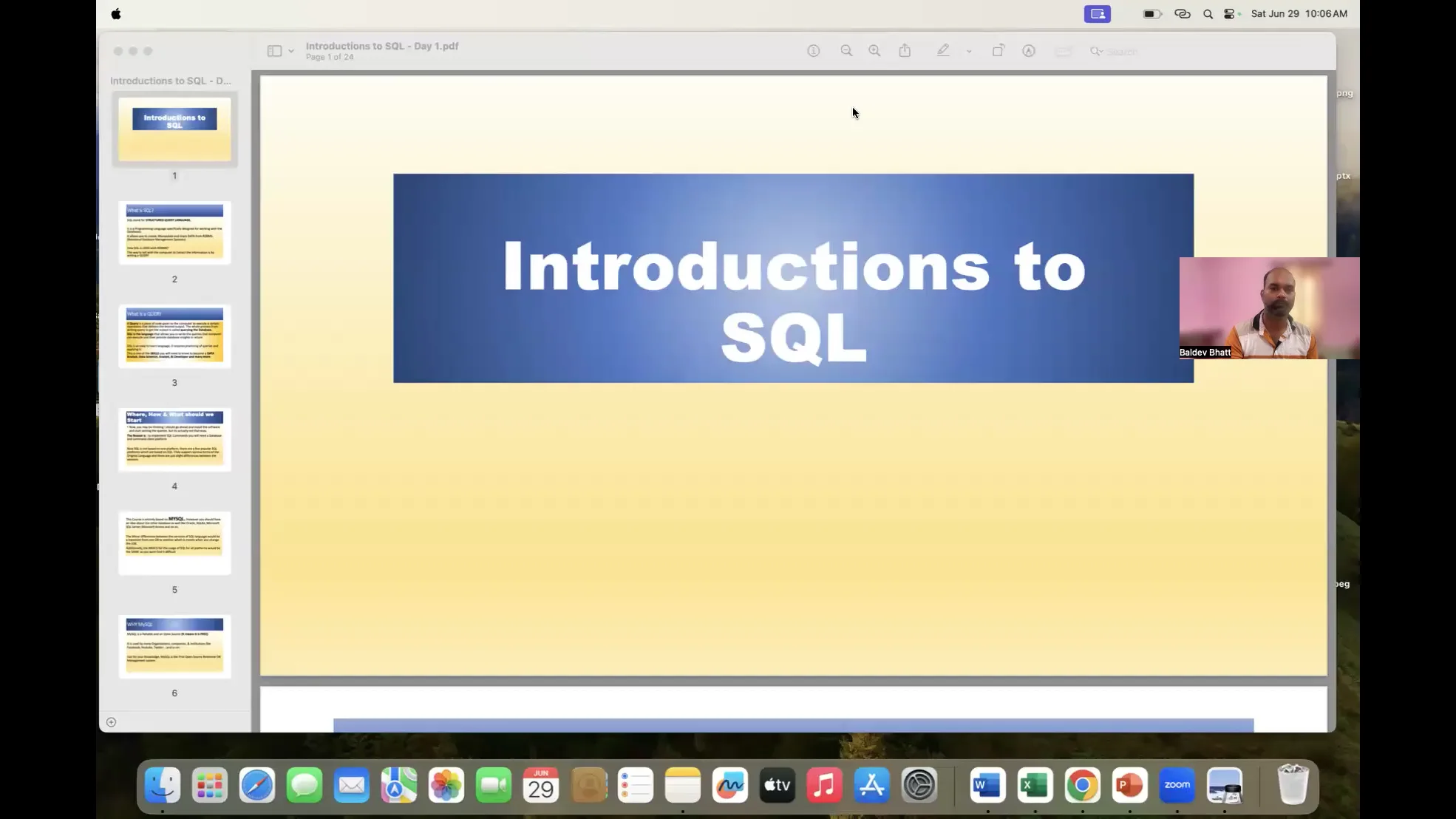 29_June_2024_SQL_Class_1 on Vimeo