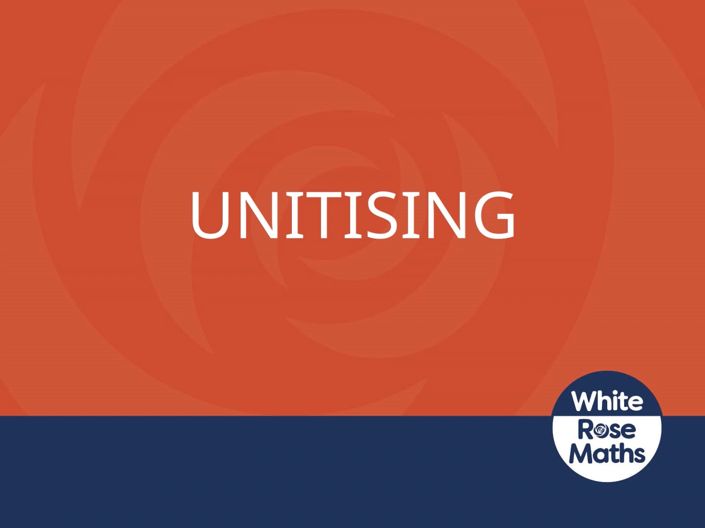 Y1 Summer Block 5 TS1 Unitising