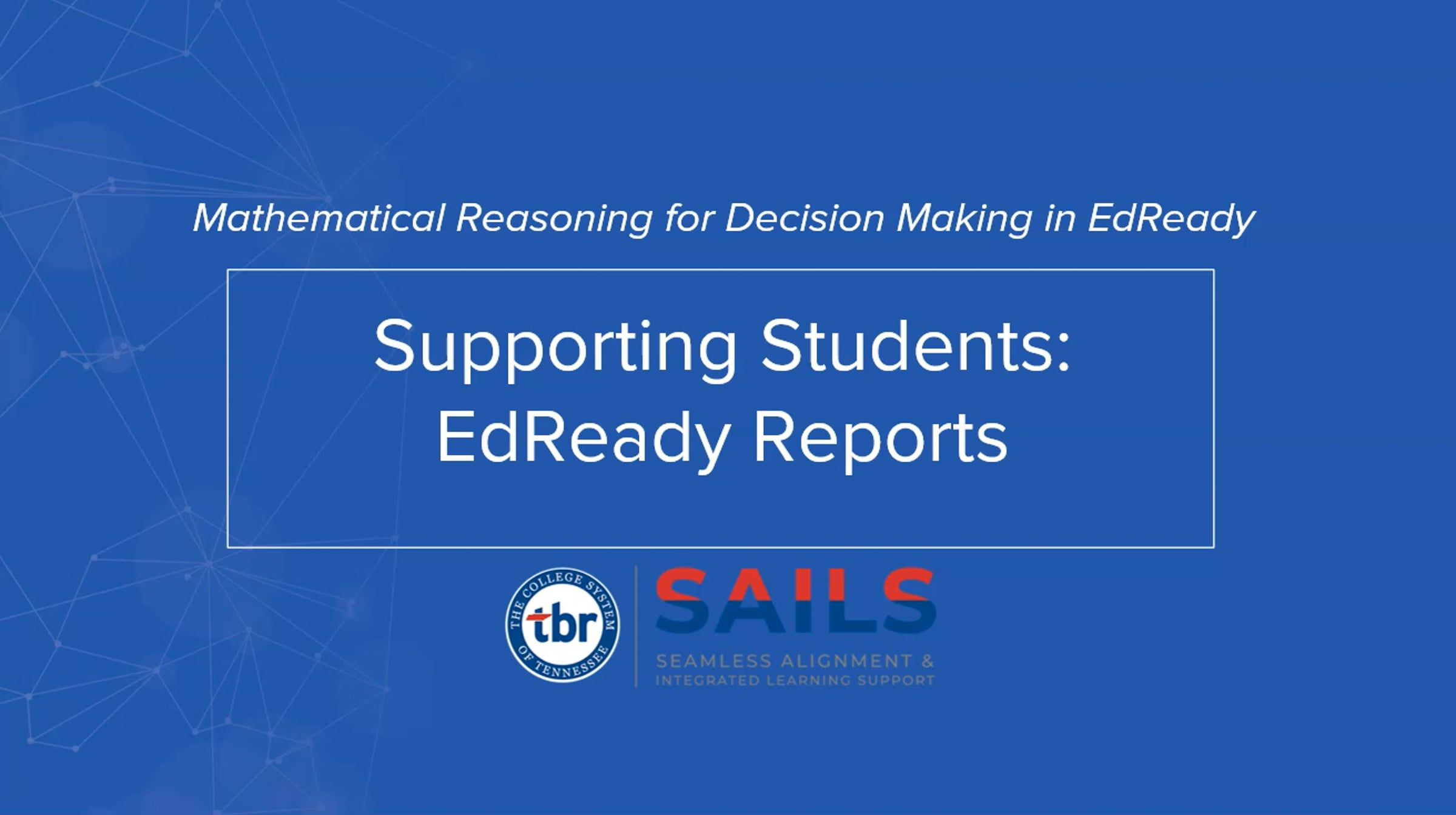 EdReady Reports