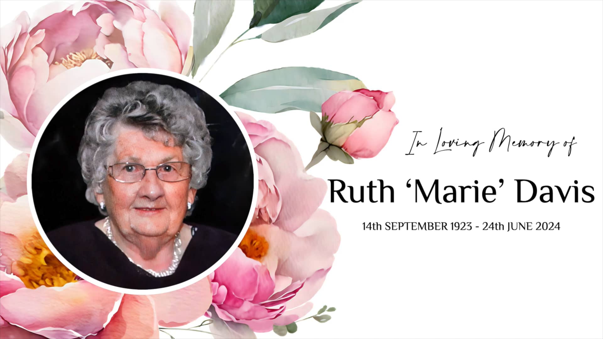 Ruth 'Marie' Davis on Vimeo