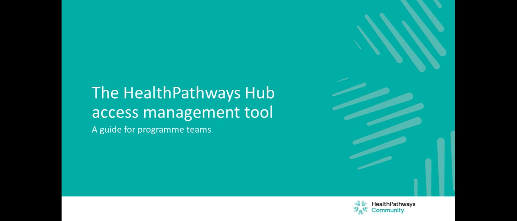 HealthPathways Community - The HealthPathways Hub access management ...