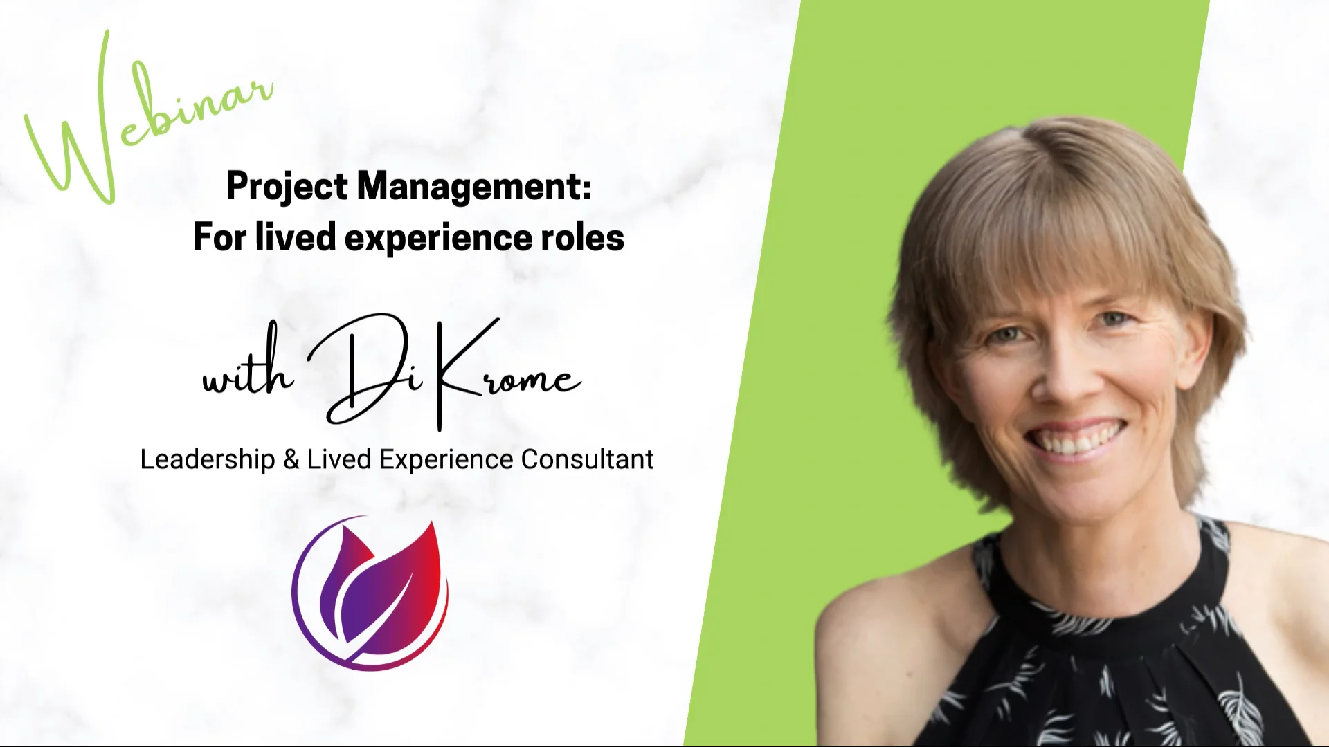 Webinar - Project Management: In lived experience roles
