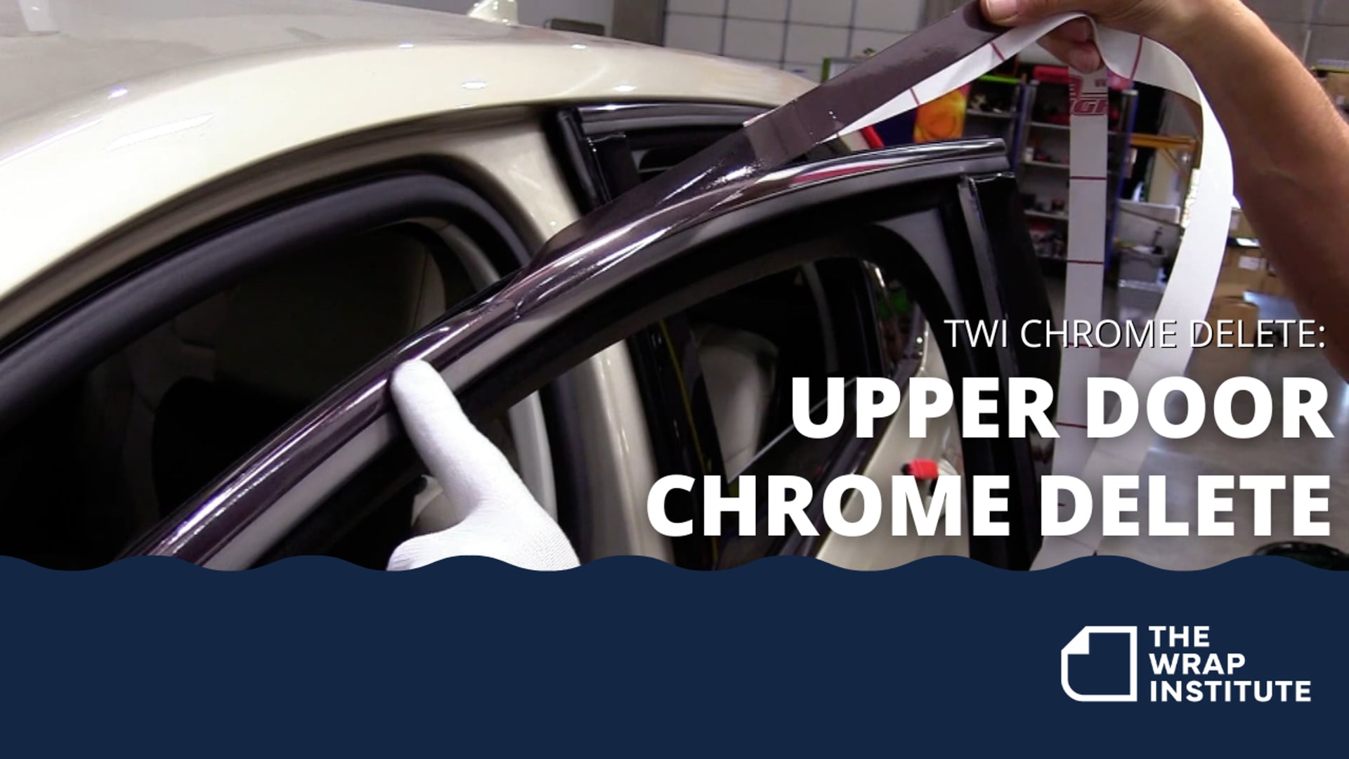 TWI Chrome Delete - Upper Molding Front Door — The Wrap Institute TWI Chrome Delete - Upper Molding Front Door — The Wrap Institute