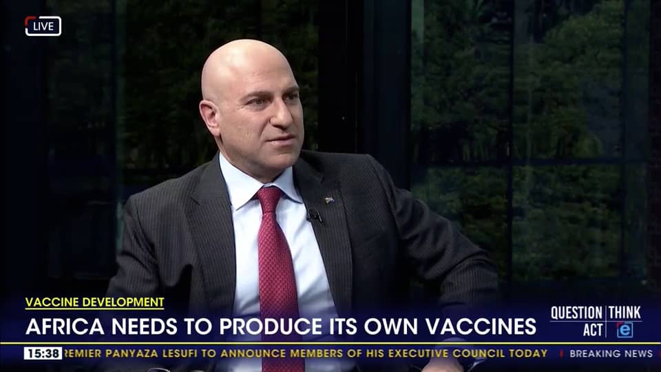 Stavros Nicolau | Dan Moyane - eNCA Today | Localisation of vaccine ...