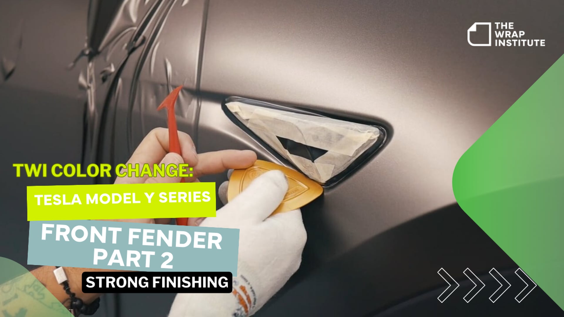 TWI Color Change: Tesla Model Y Series - Front Fender Part 2: Strong ...