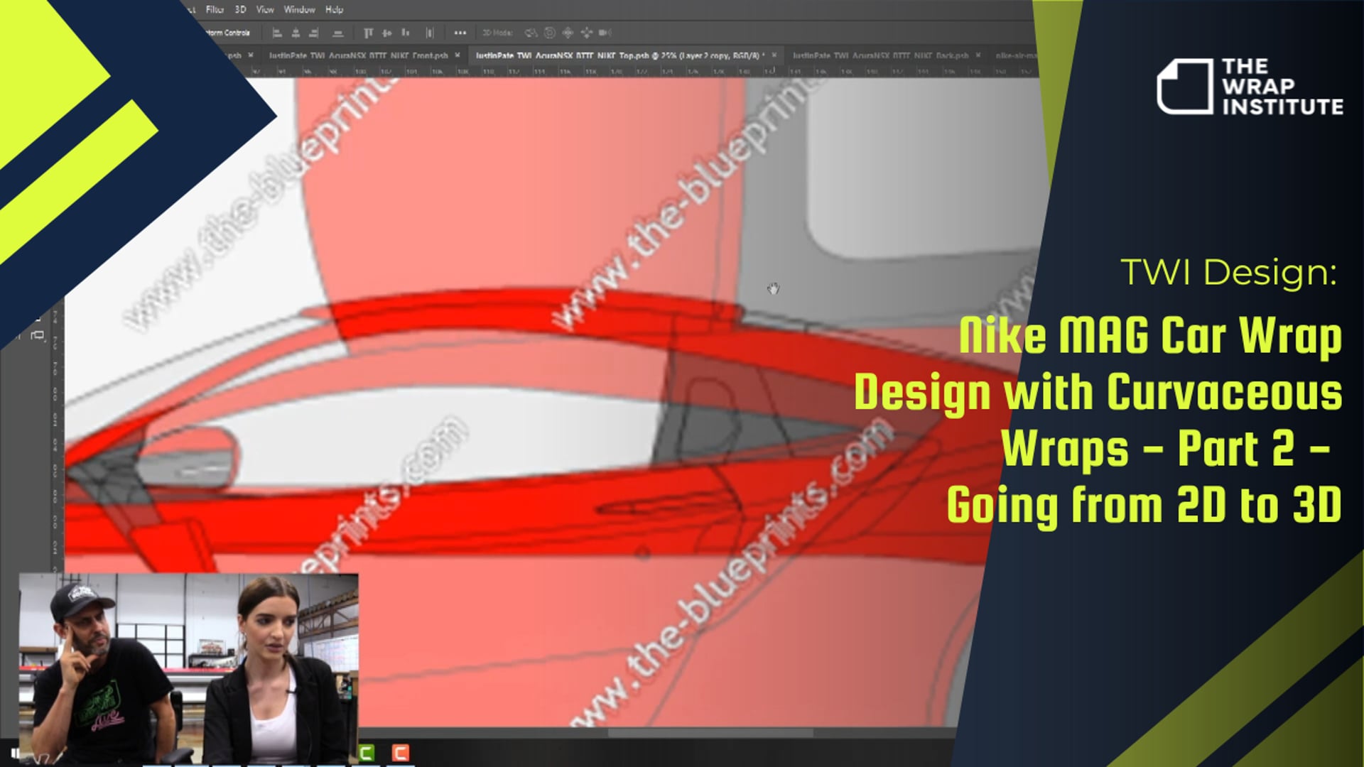 TWI Design: Nike MAG Car Wrap Design with Curvaceous Wraps: Part 2 ...