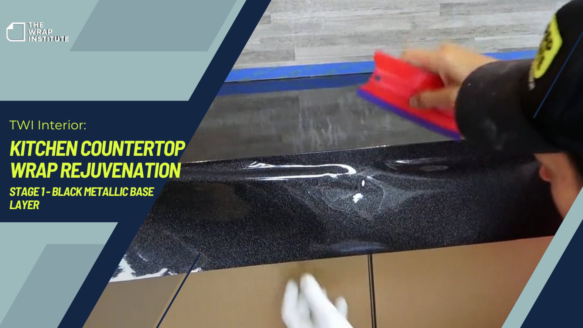 TWI Interior - Kitchen Countertop Wrap Rejuvenation: Stage 1 - Black ...