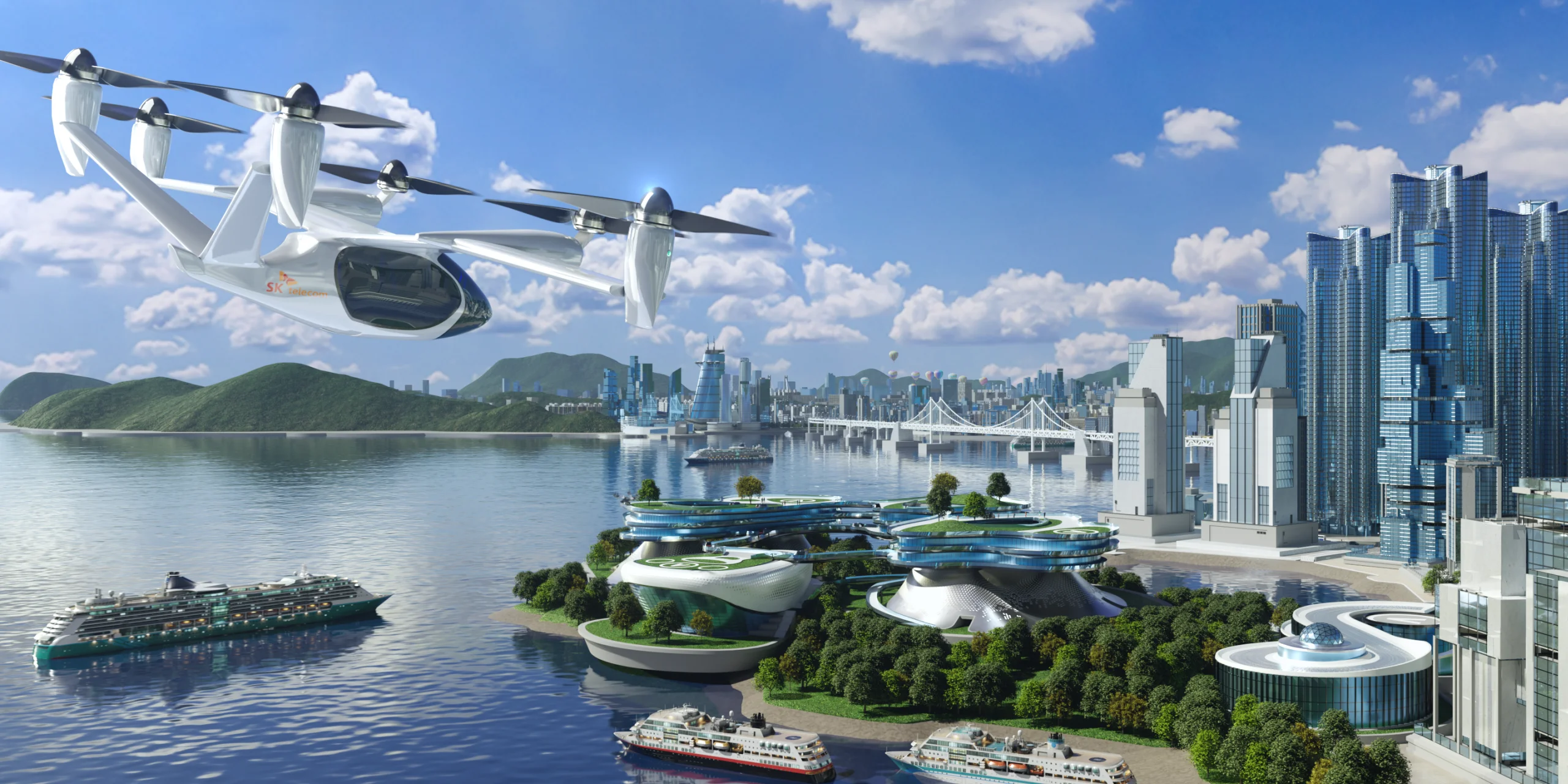 SKT UAM VR (ver. Busan City)