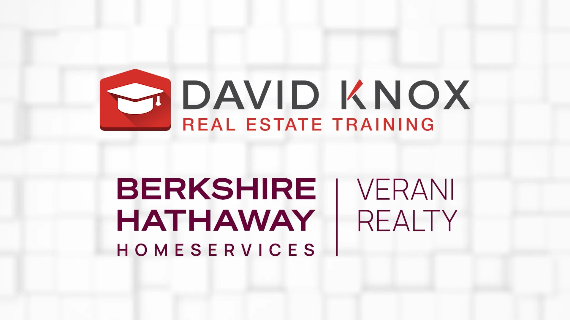 BHHS Verani - David Knox Training Reminder on Vimeo