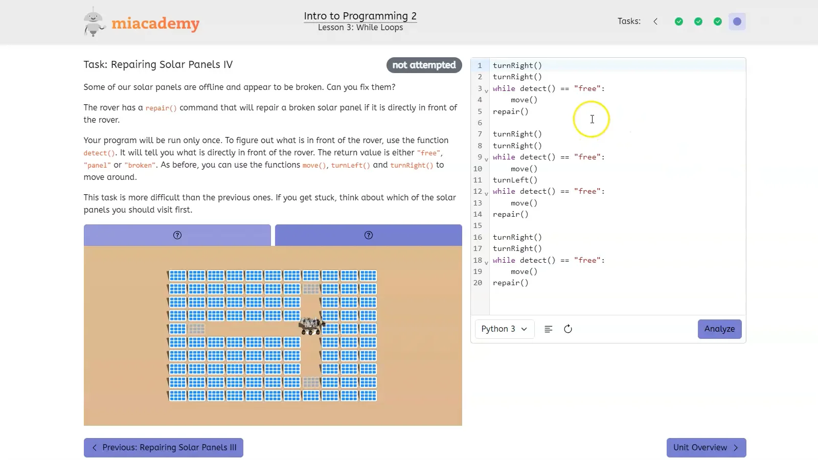 While Loops Task 4 on Vimeo