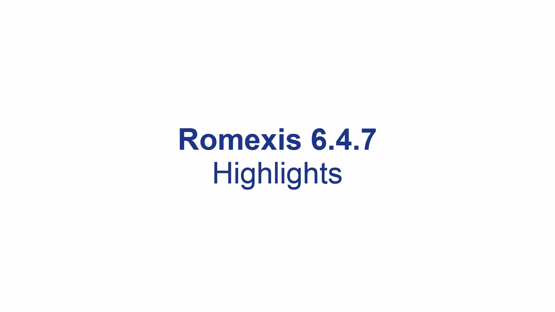Planmeca Romexis 6.4.7 Highlights