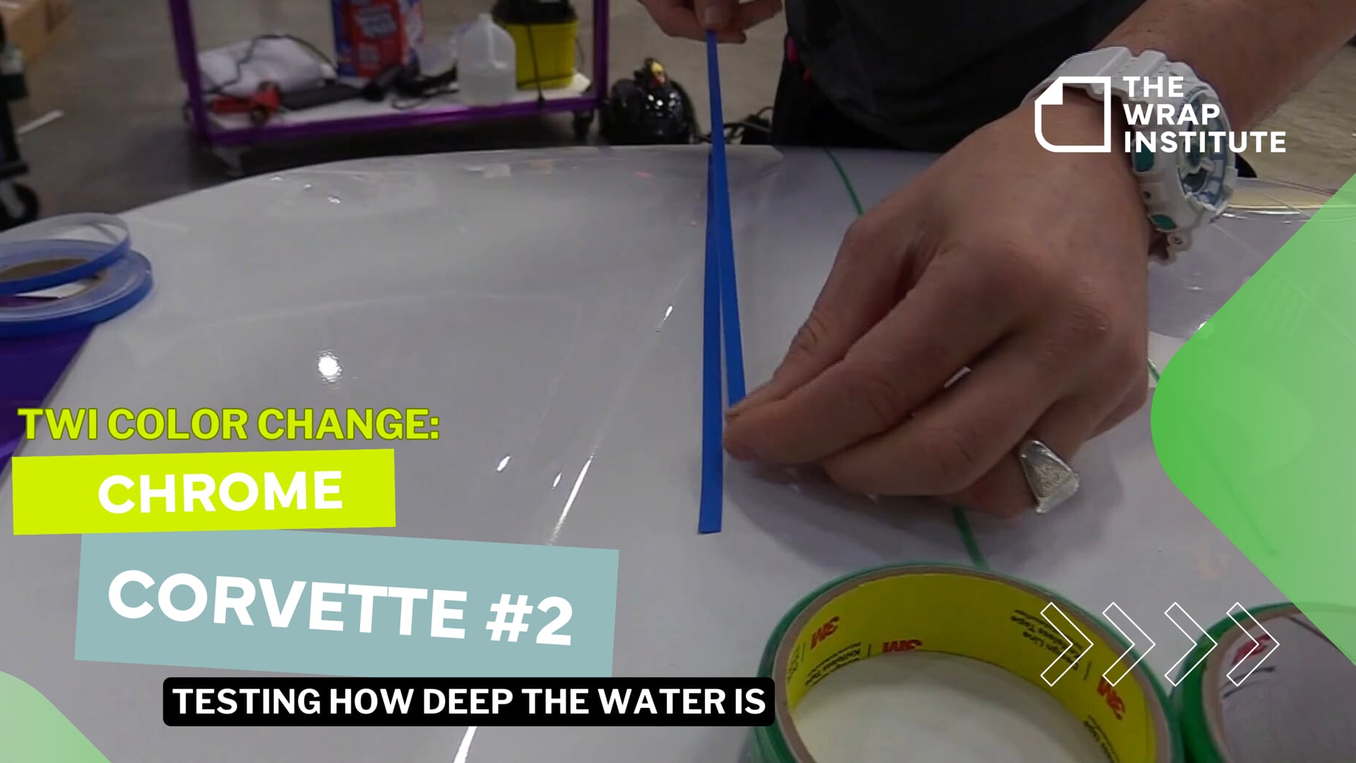 TWI Color Change: Chrome Corvette Part 2: Testing How Deep The Water Is ...