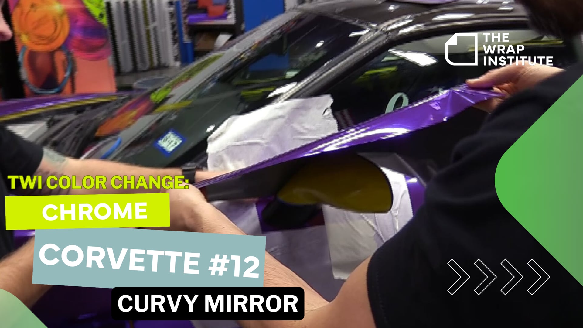 TWI Color Change: Chrome Corvette: #12 - Curvy Mirror — The Wrap Institute