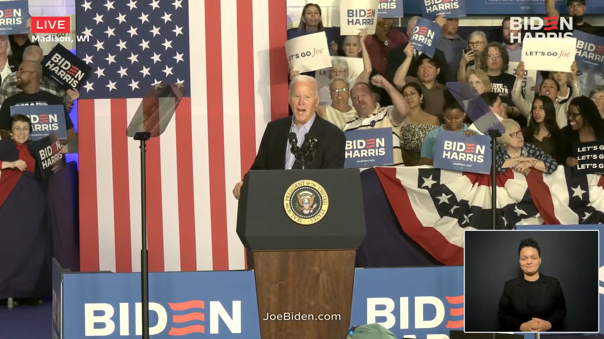 Remarks: Joe Biden Addresses a Campaign Event in Madison Wisconsin ...