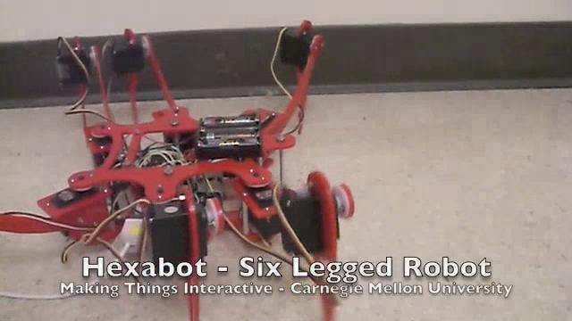 HexaCrawler - Six Legged Robot on Vimeo