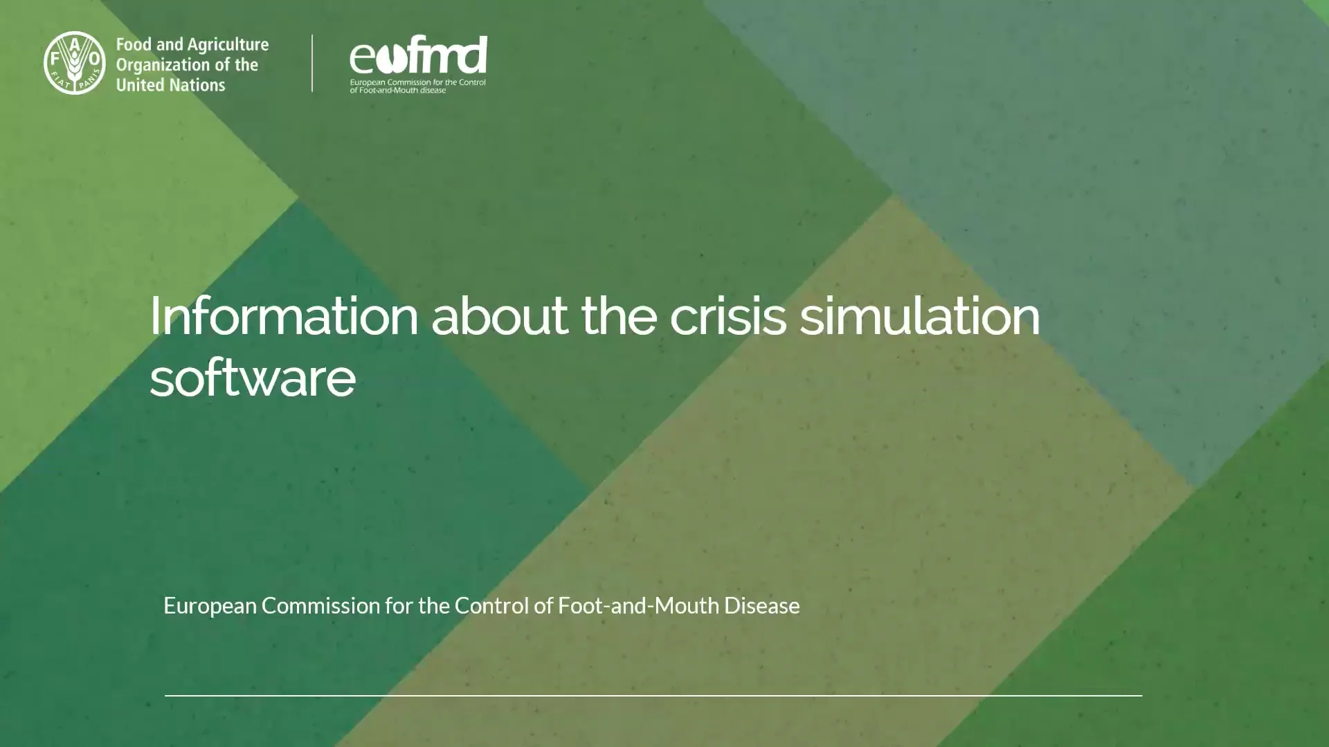 Information about the crisis simulation software on Vimeo