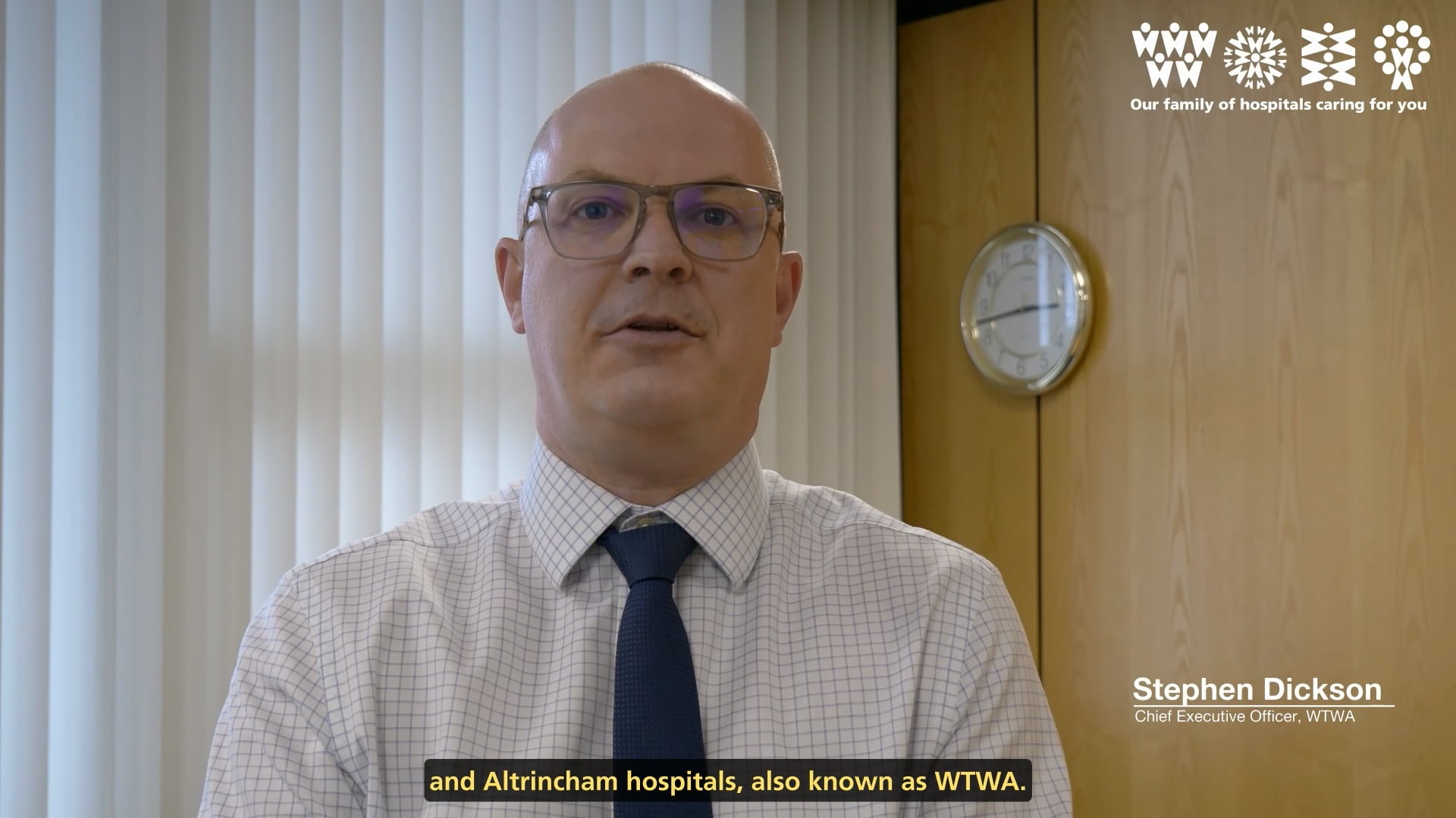 Stephen Dickson WTWA welcome message