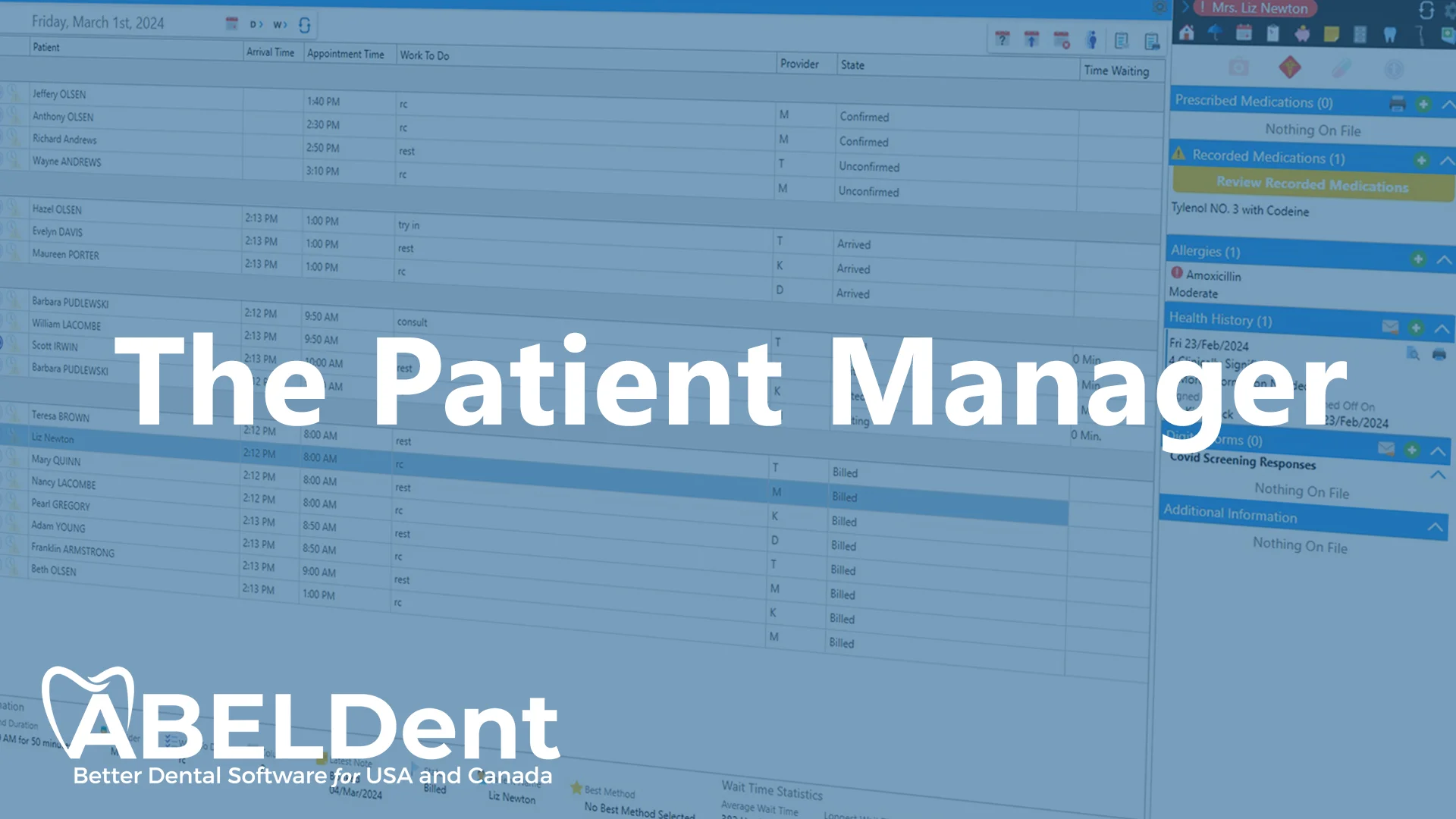 ABELDent: The Patient Manager