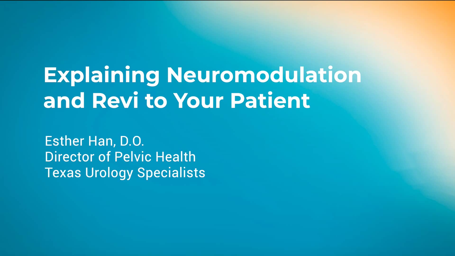 Video 3- Dr. Esther Han – Testimonial on Vimeo
