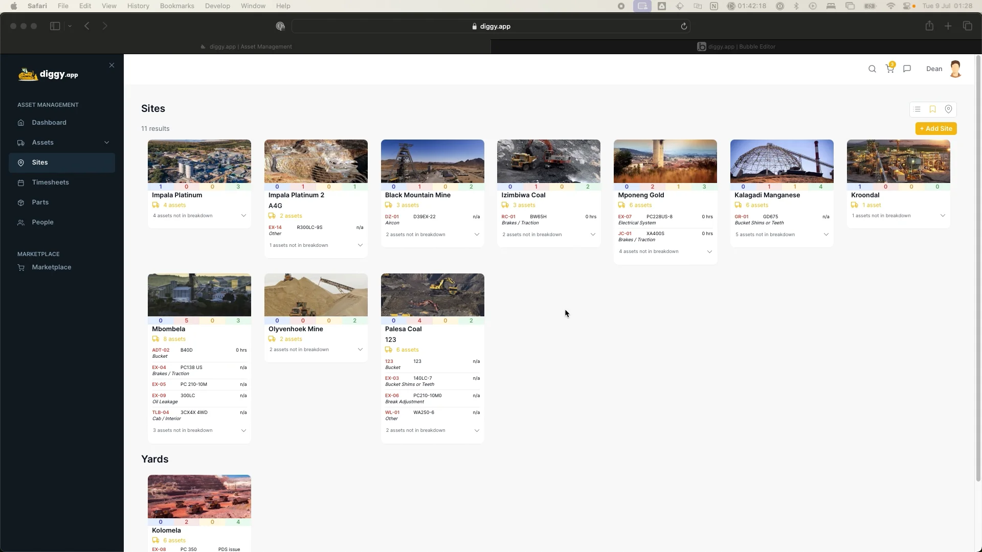 Diggy Technical Walkthrough Airdev
