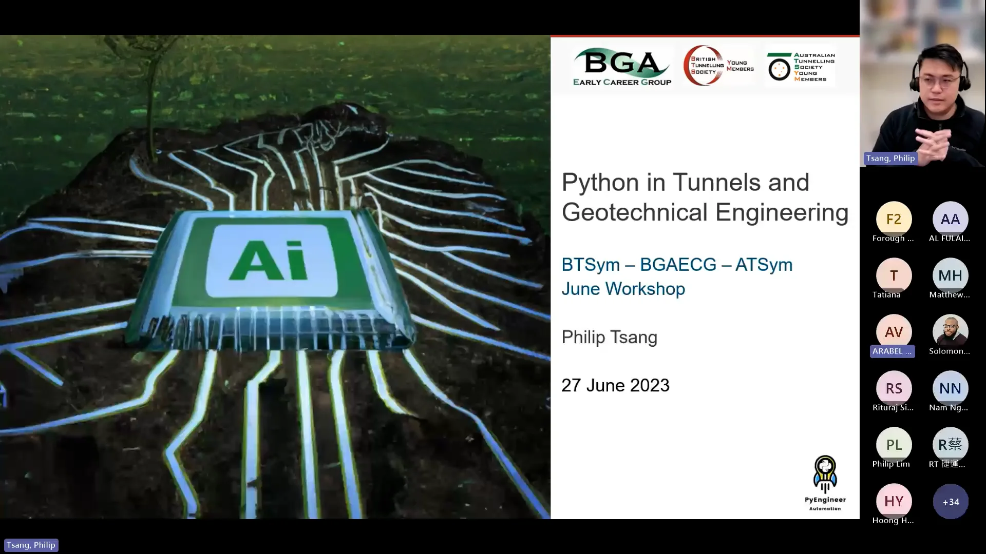 Python in Tunnels and Geotechnical Engineering
