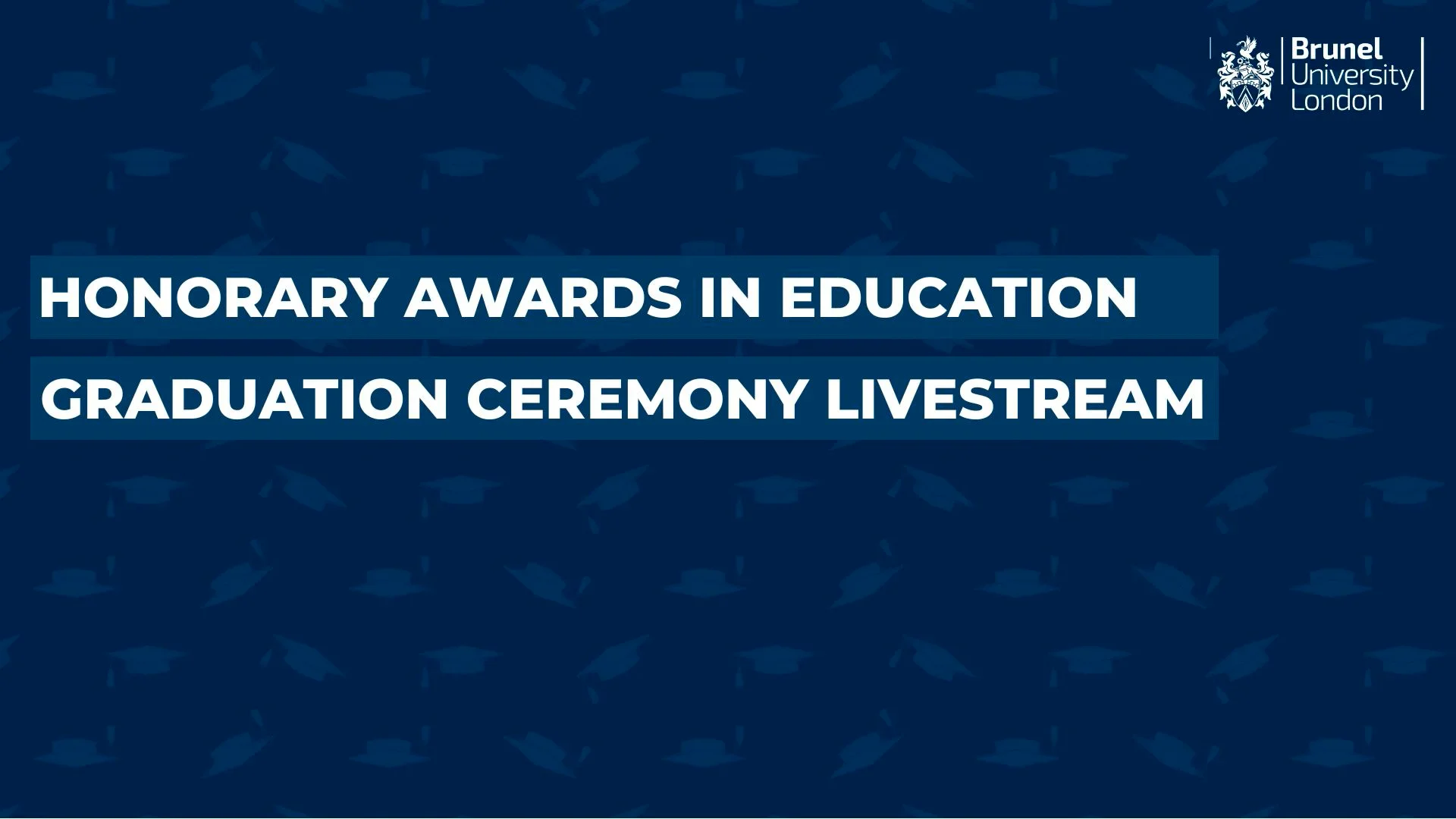 Honorary Awards in Education 19th 2024