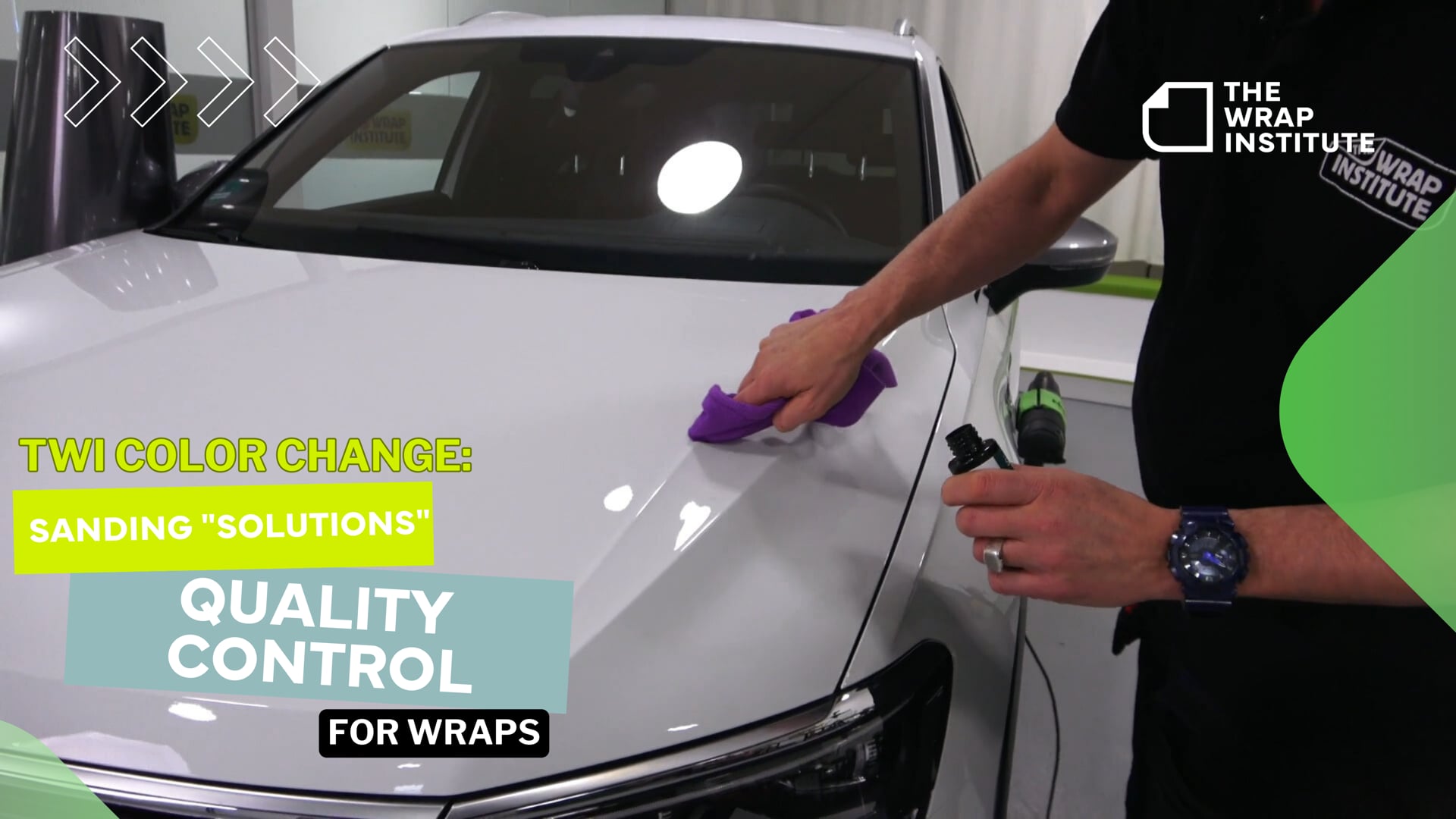 TWI Color Change: Sanding "Solutions" - Quality Control For Wraps — The Wrap Institute