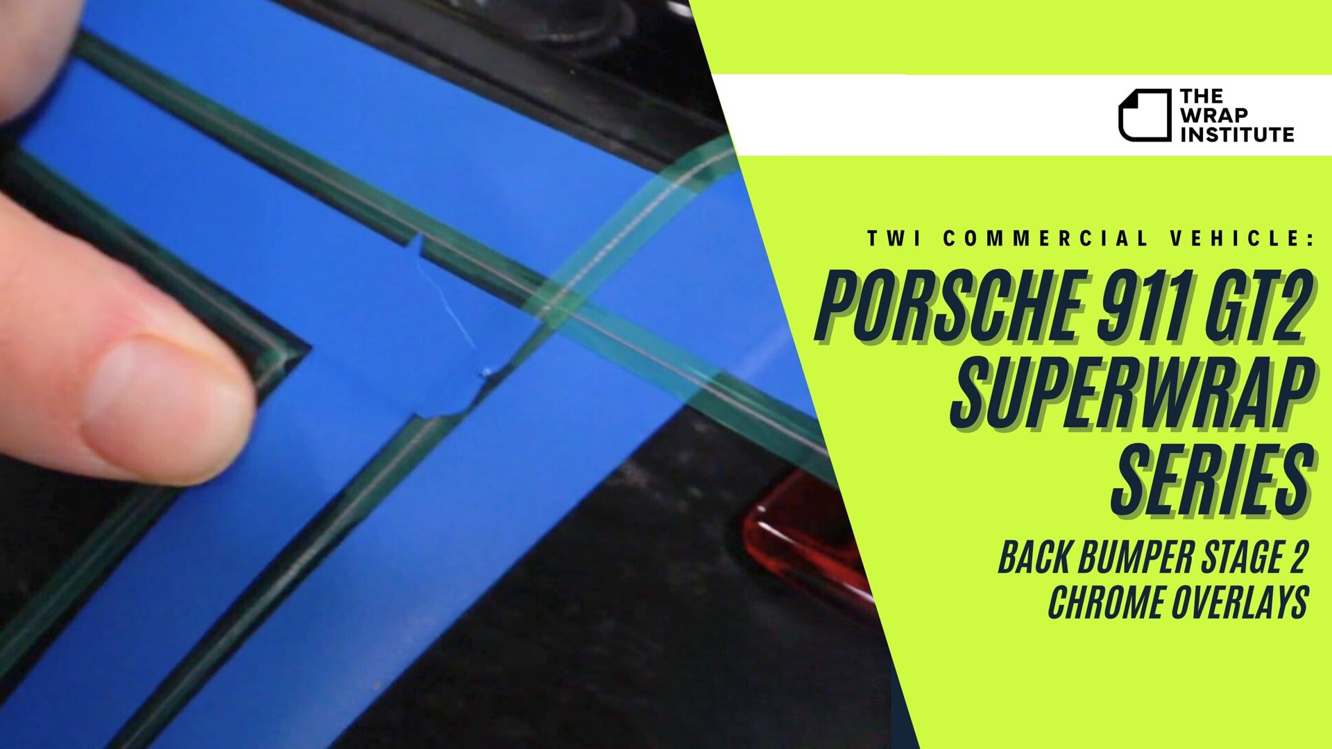 TWI Commercial Vehicle: Porsche 911 GT2 Superwrap Series: Back Bumper ...