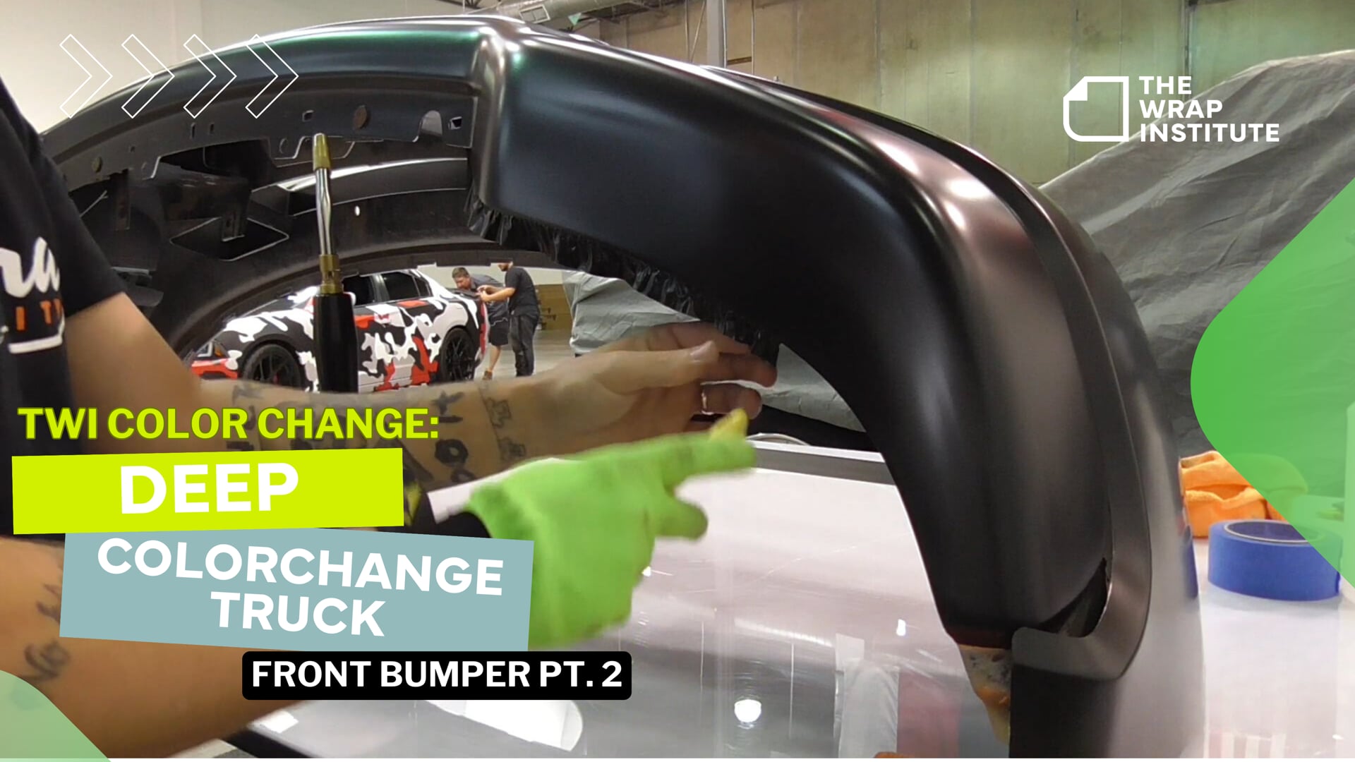 TWI Color Change: Super Deep Install On A Truck Front Bumper Pt. 2 ...