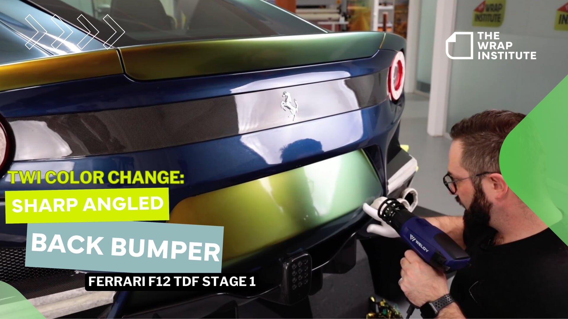 TWI Color Change: Sharp Angled Back Bumper - Ferrari F12 TDF - Stage 1 ...