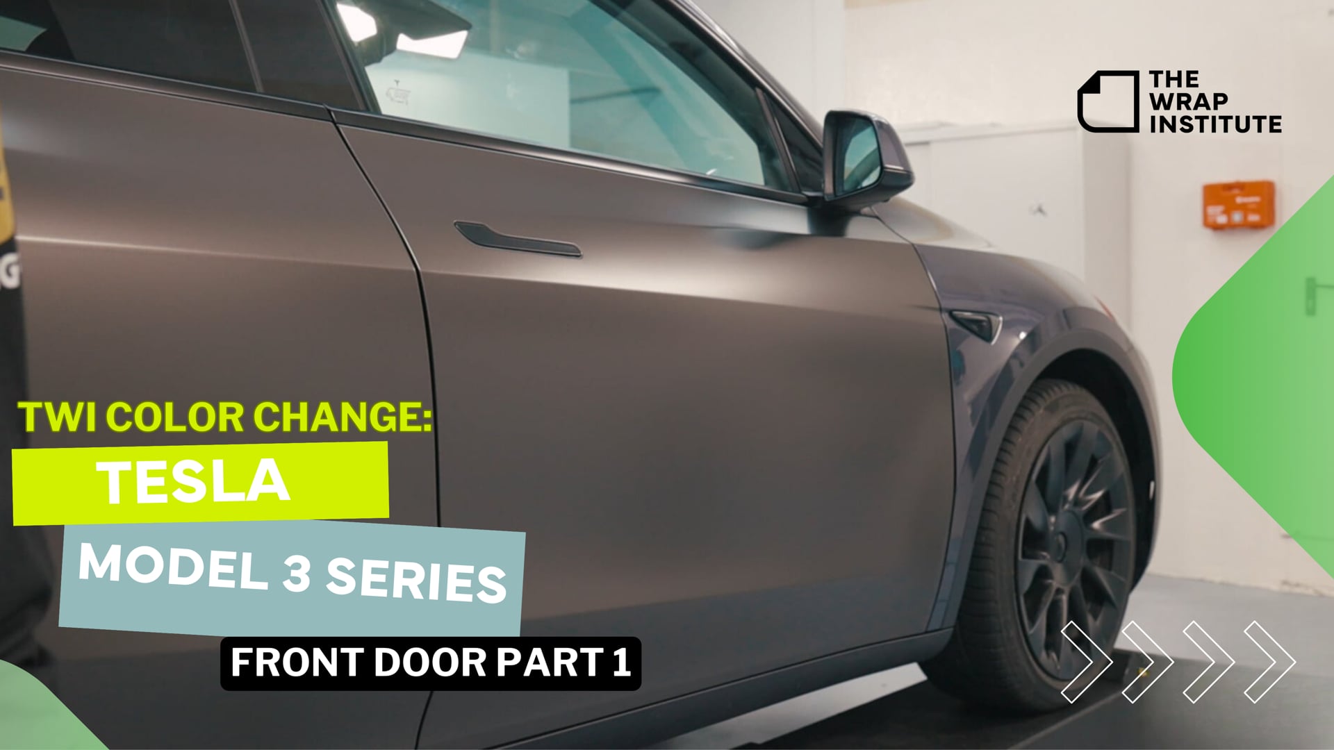 TWI Color Change: Tesla Model 3 Series - Front Door Pt 1 — The Wrap ...