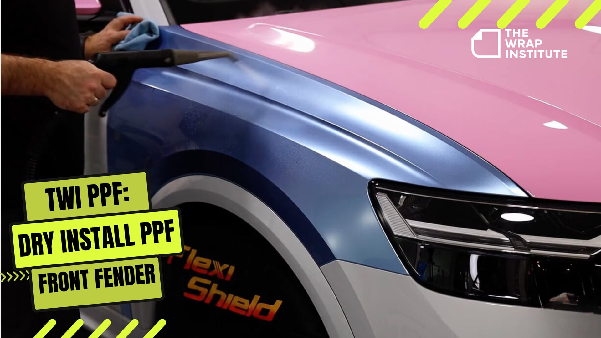 TWI PPF: Dry Install PPF - Front Fender — The Wrap Institute