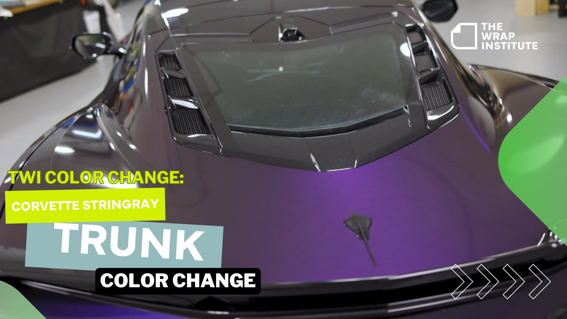 TWI Color Change: Corvette Stingray - Trunk — The Wrap Institute