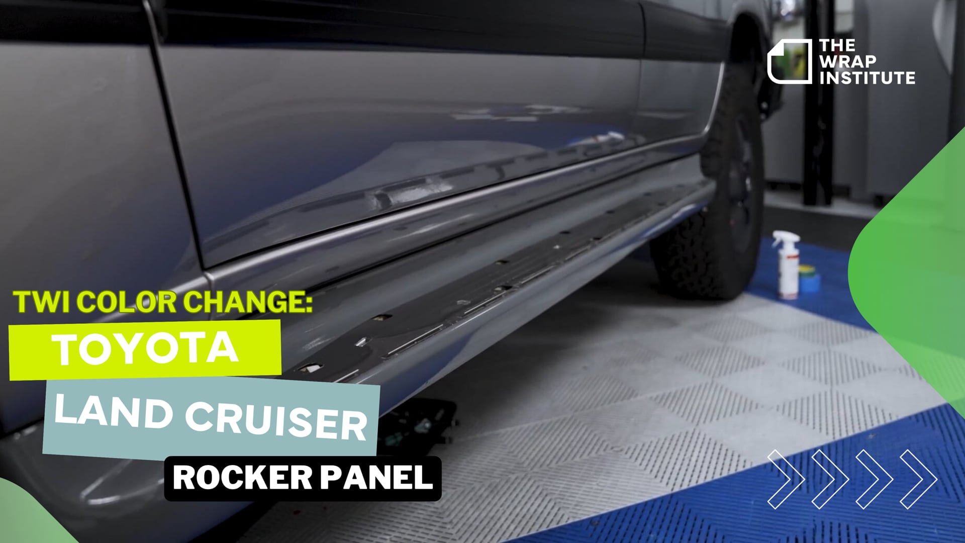 TWI Color Change: Toyota Land Cruiser - Rocker Panel — The Wrap Institute