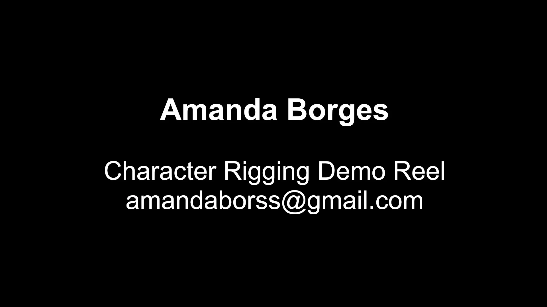 Reel - Amanda Borges