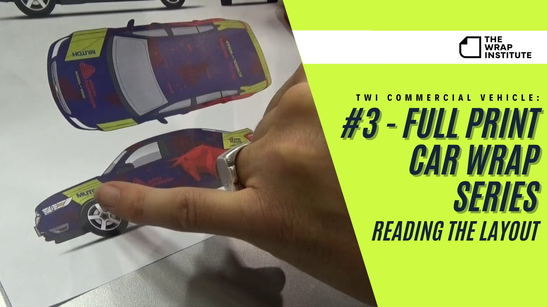 TWI Commercial: #3 - Full Print Car Wrap Series: Reading the Layout — The Wrap Institute