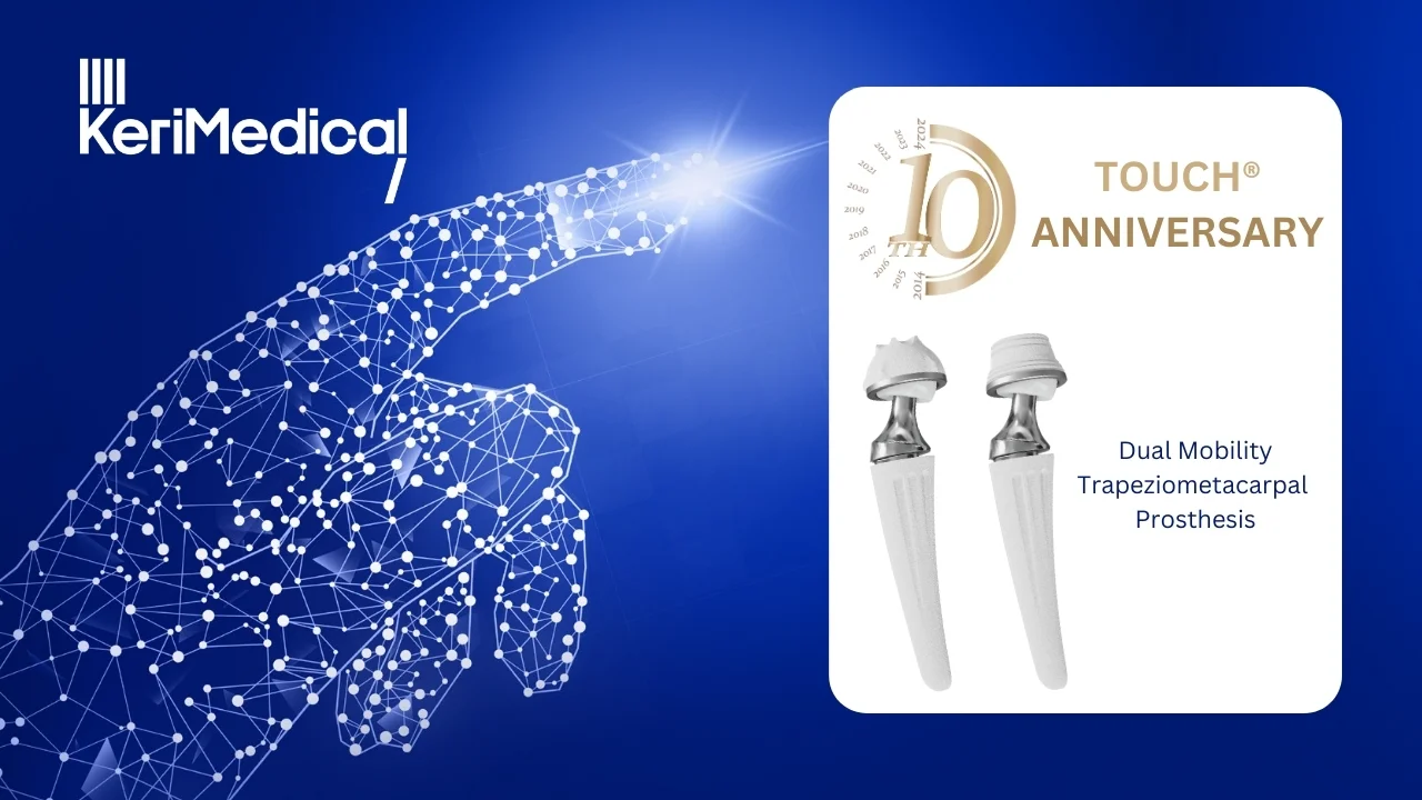 TOUCH® - Dual mobility trapeziometacarpal prosthesis on Vimeo