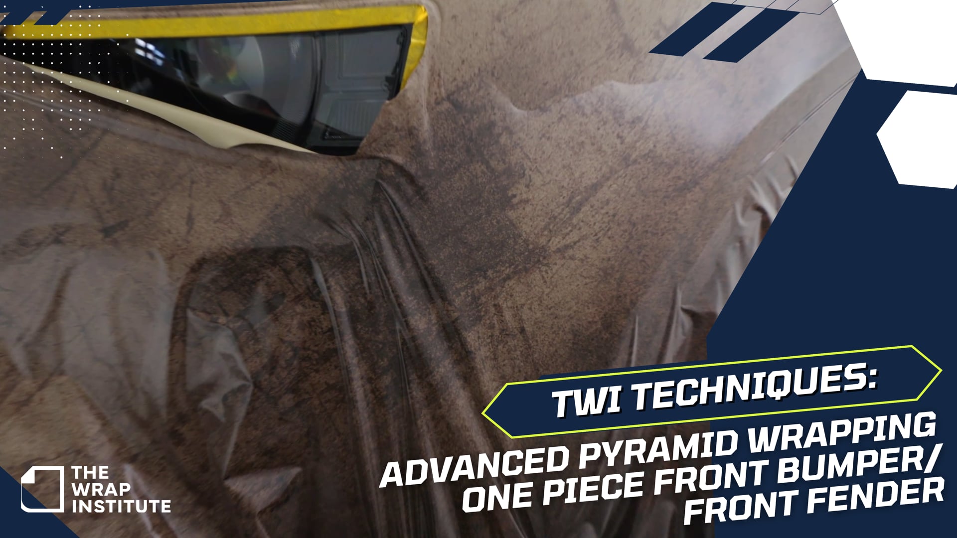 TWI Techniques: Advanced Pyramid Wrapping - One Piece Front Bumper ...