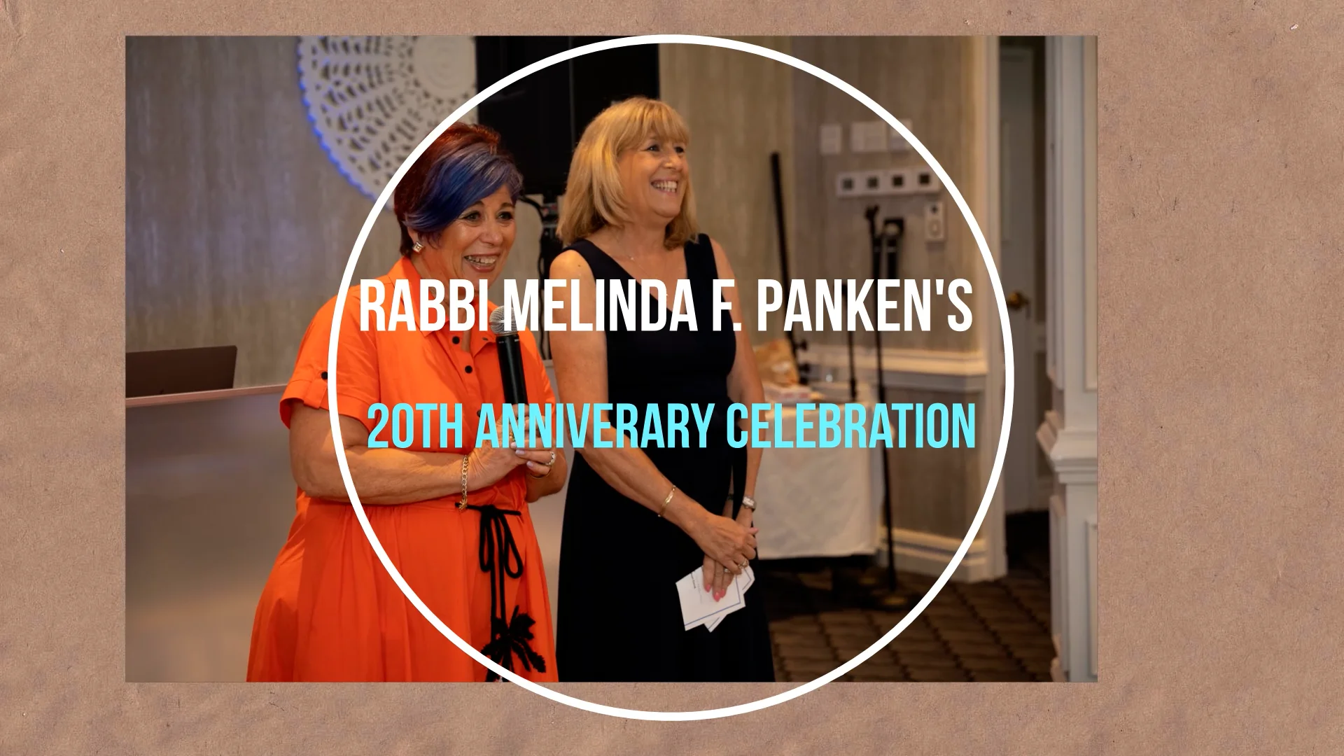 Rabbi Melinda F. Panken's 20th Anniversary Celebration on Vimeo