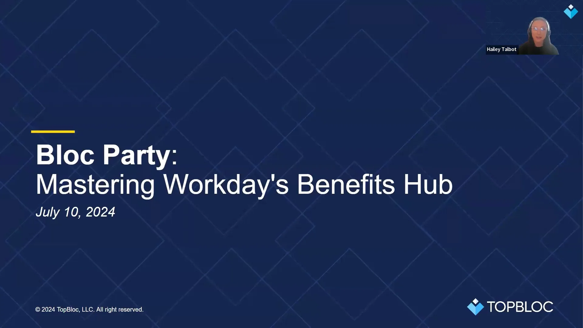 Bloc Party: Mastering Workday's Benefits Hub