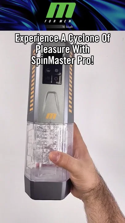 M For Men By Blush SpinMaster Pro - 360° Automatic Male Masturbator - BL-84605 - Operating ...